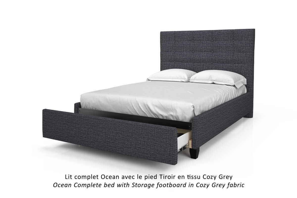 Ocean Upholstered Bed Frame - Beaudoin Beds