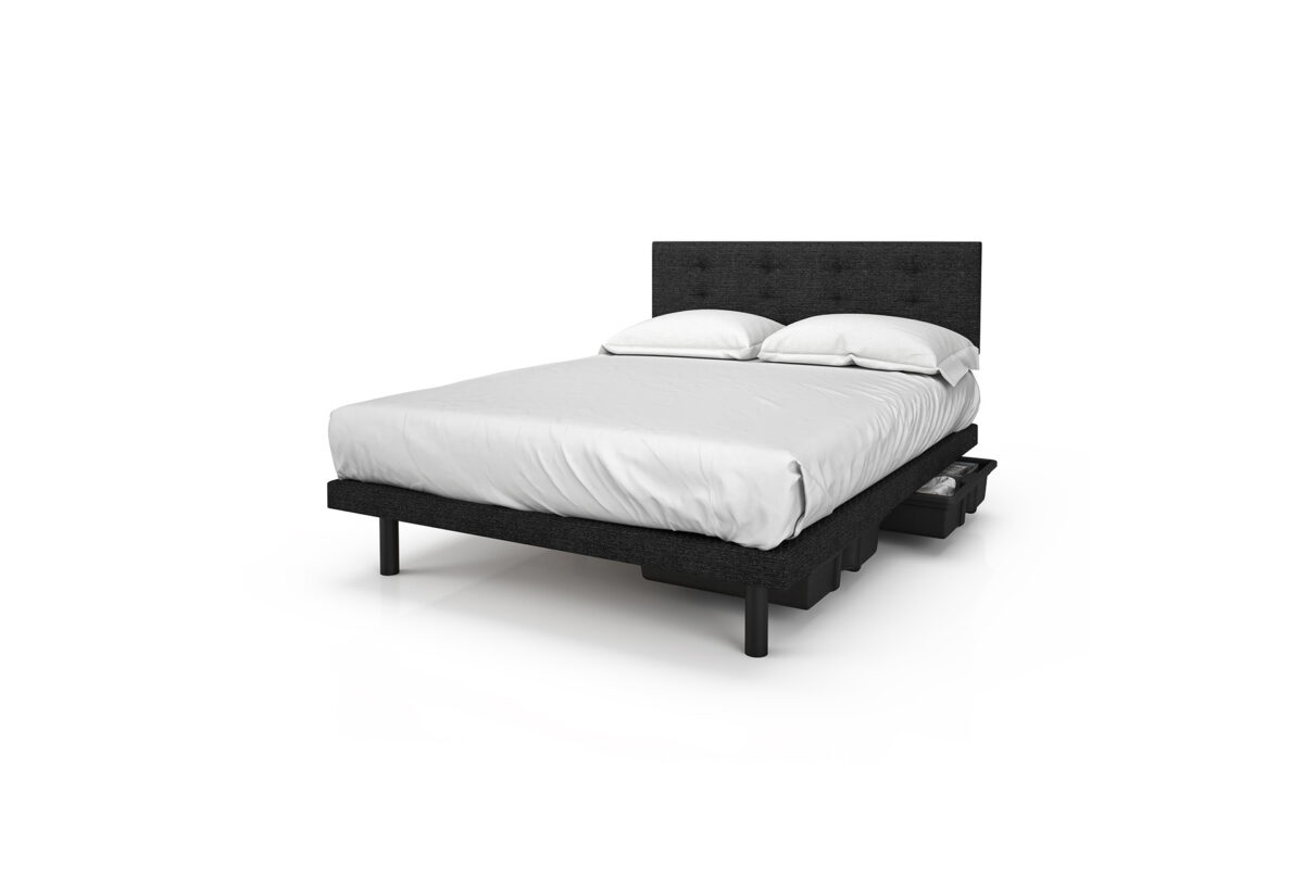 Reflexx Platform Bed Base with Zenith Headboard - Beaudoin Beds
